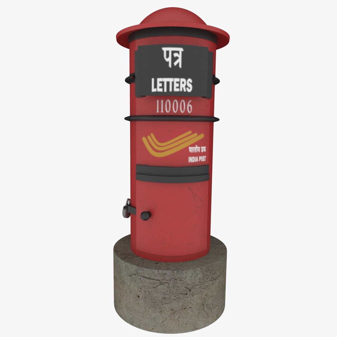 Post box 3D - TurboSquid 1817180