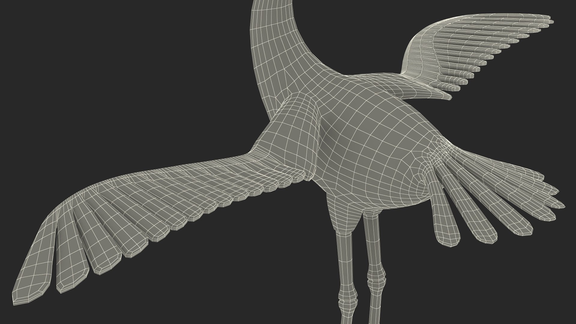 Stork Cartoon 3D Model - TurboSquid 2083585