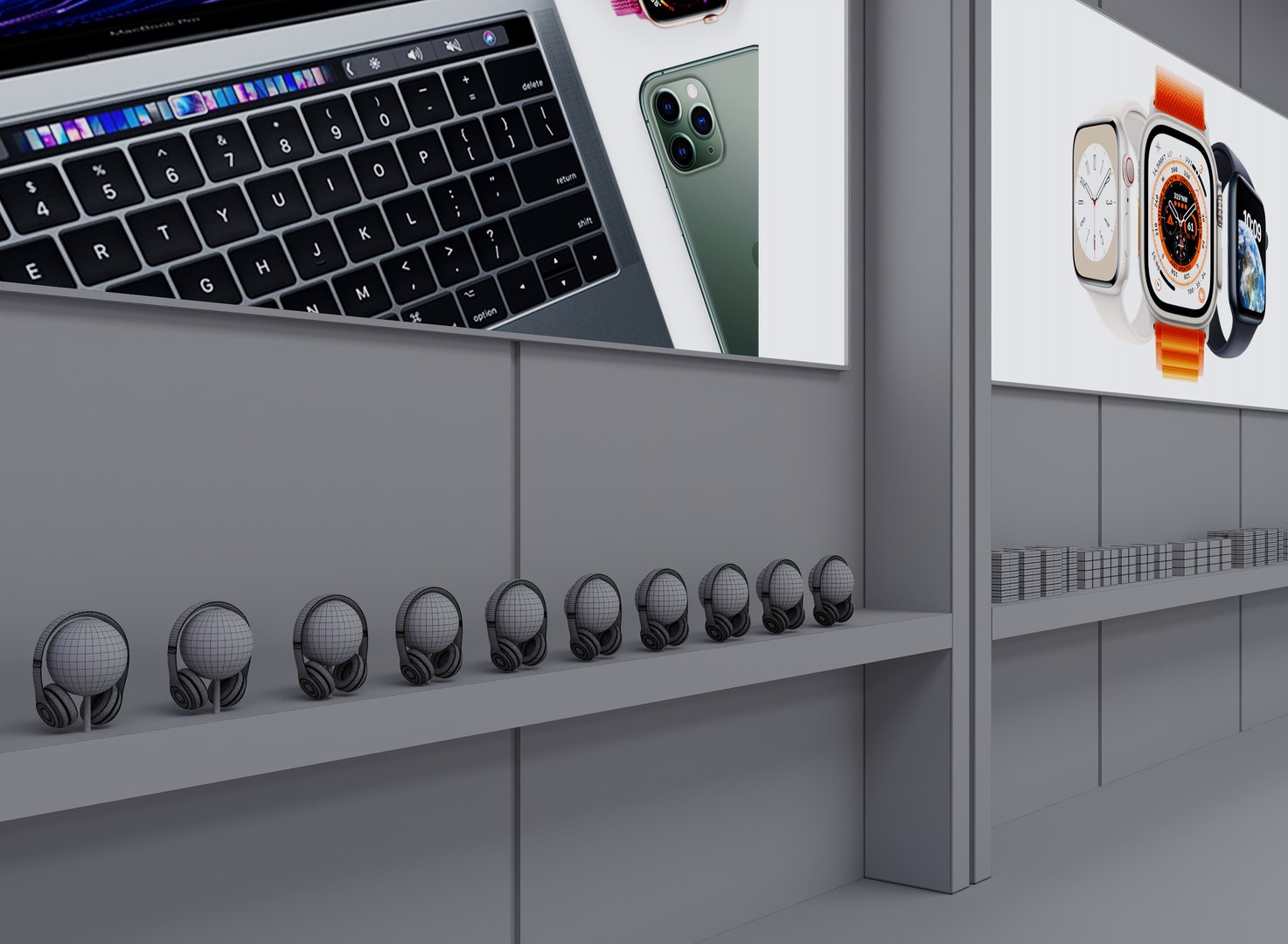 3D Apple Store IMac Iphone model - TurboSquid 1992763