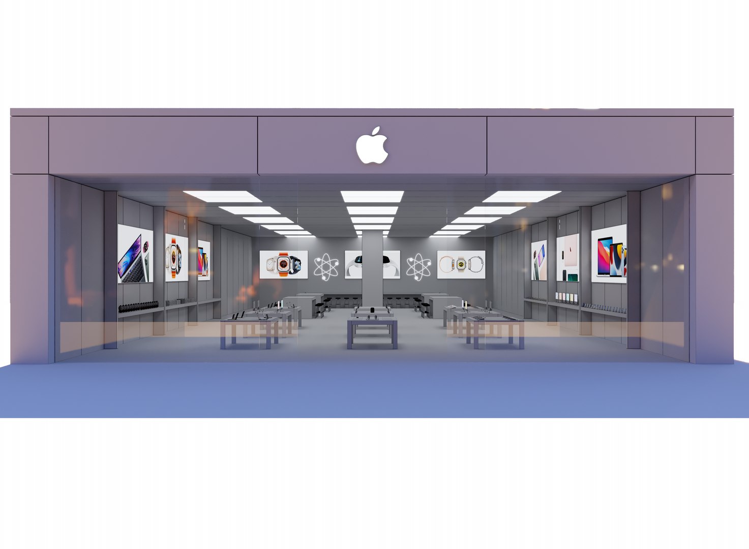 3D Apple Store IMac Iphone model - TurboSquid 1992763