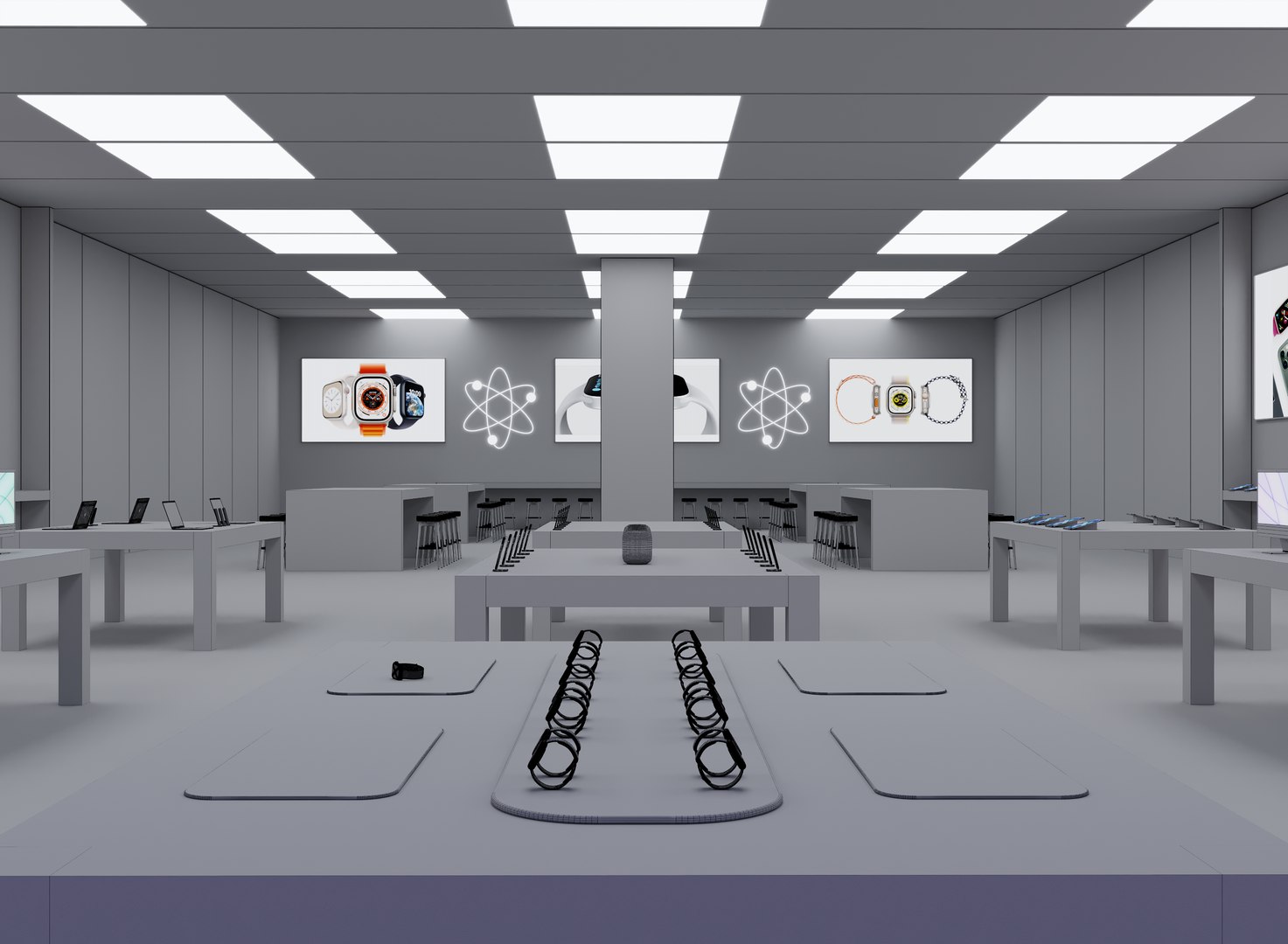 3D Apple Store IMac Iphone model - TurboSquid 1992763