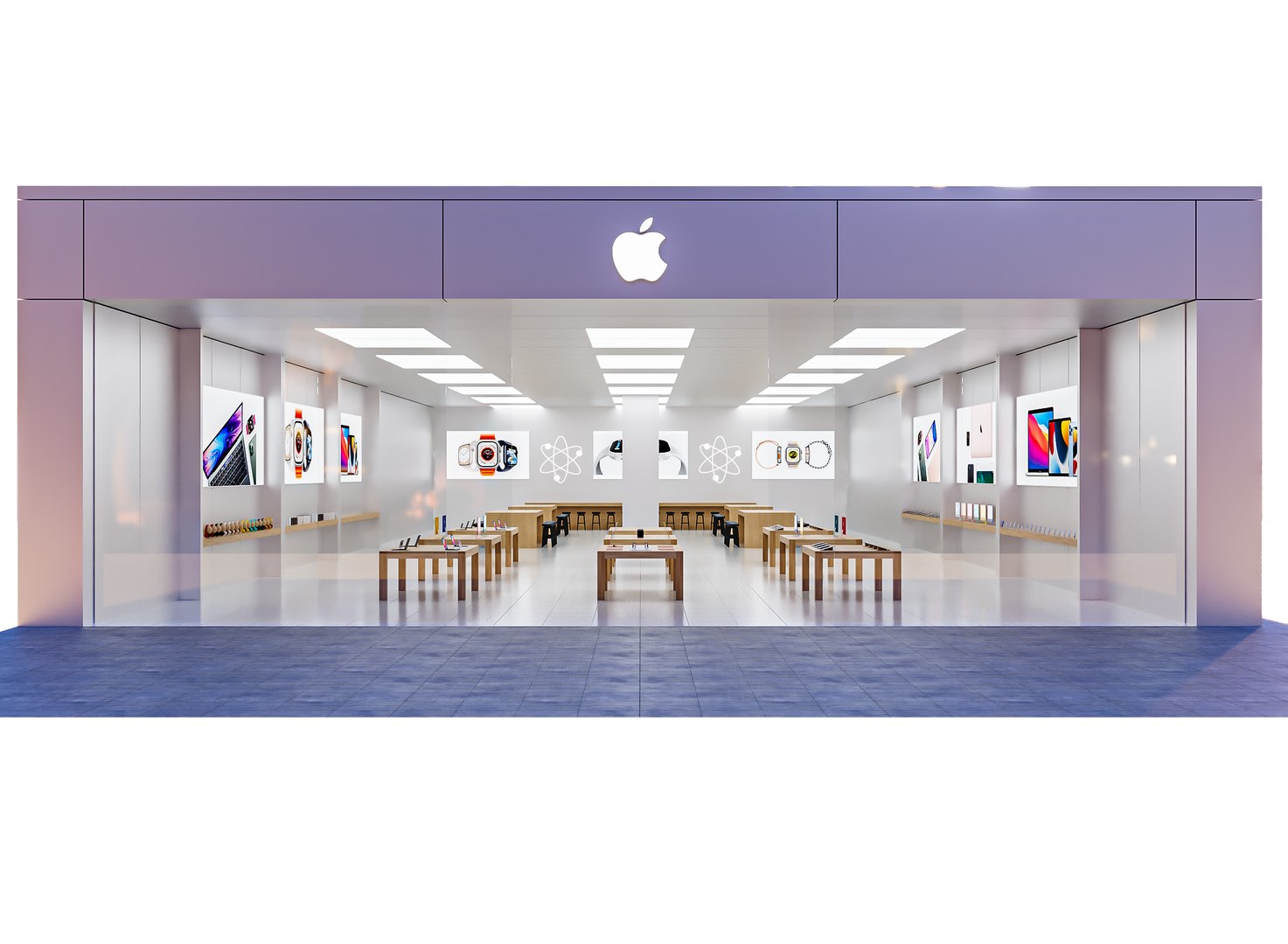 3D Apple Store IMac Iphone model - TurboSquid 1992763