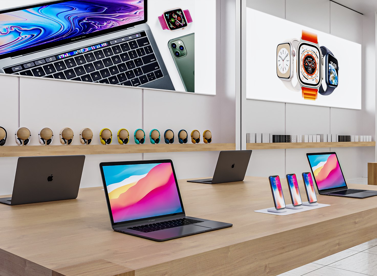 3D Apple Store IMac Iphone model - TurboSquid 1992763