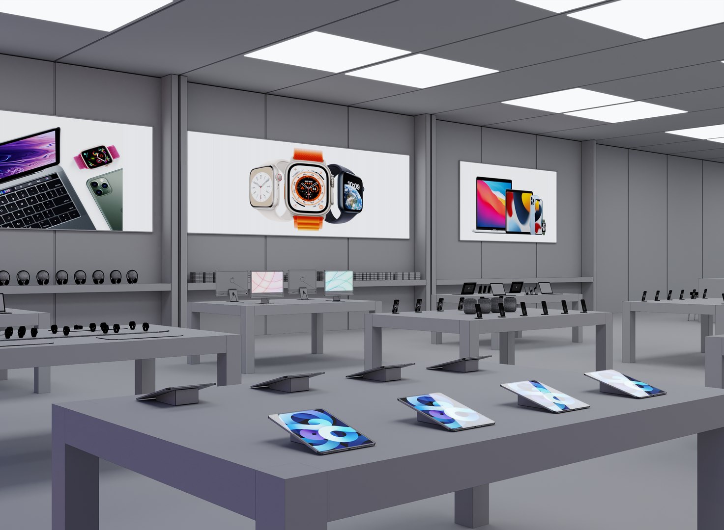 3D Apple Store IMac Iphone model - TurboSquid 1992763