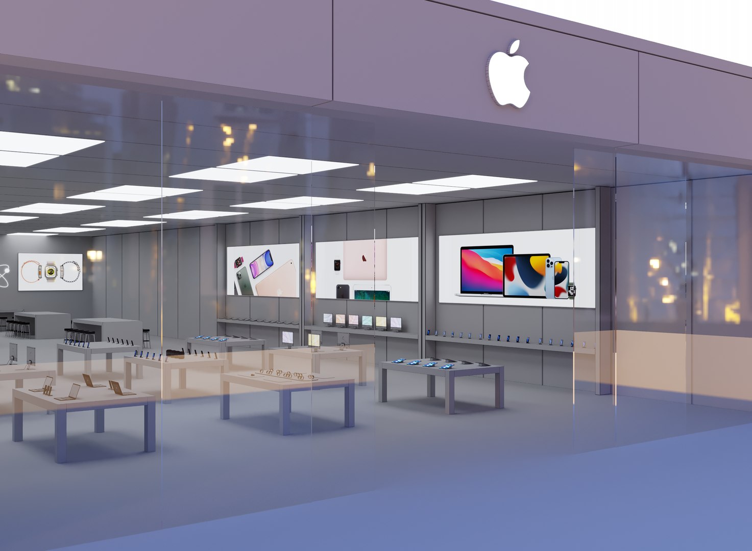 3D Apple Store IMac Iphone model - TurboSquid 1992763