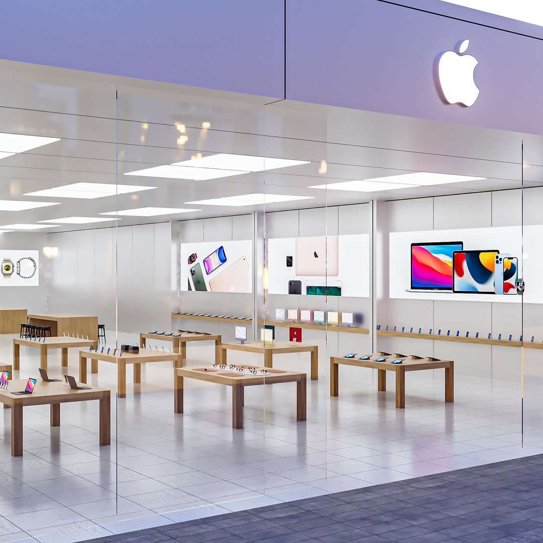 3D Apple Store IMac Iphone model - TurboSquid 1992763