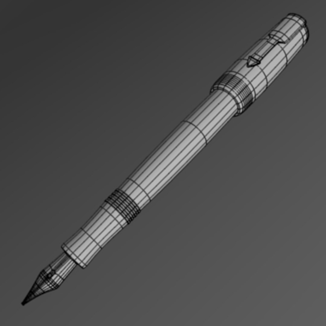 Pen Ink 3d Model