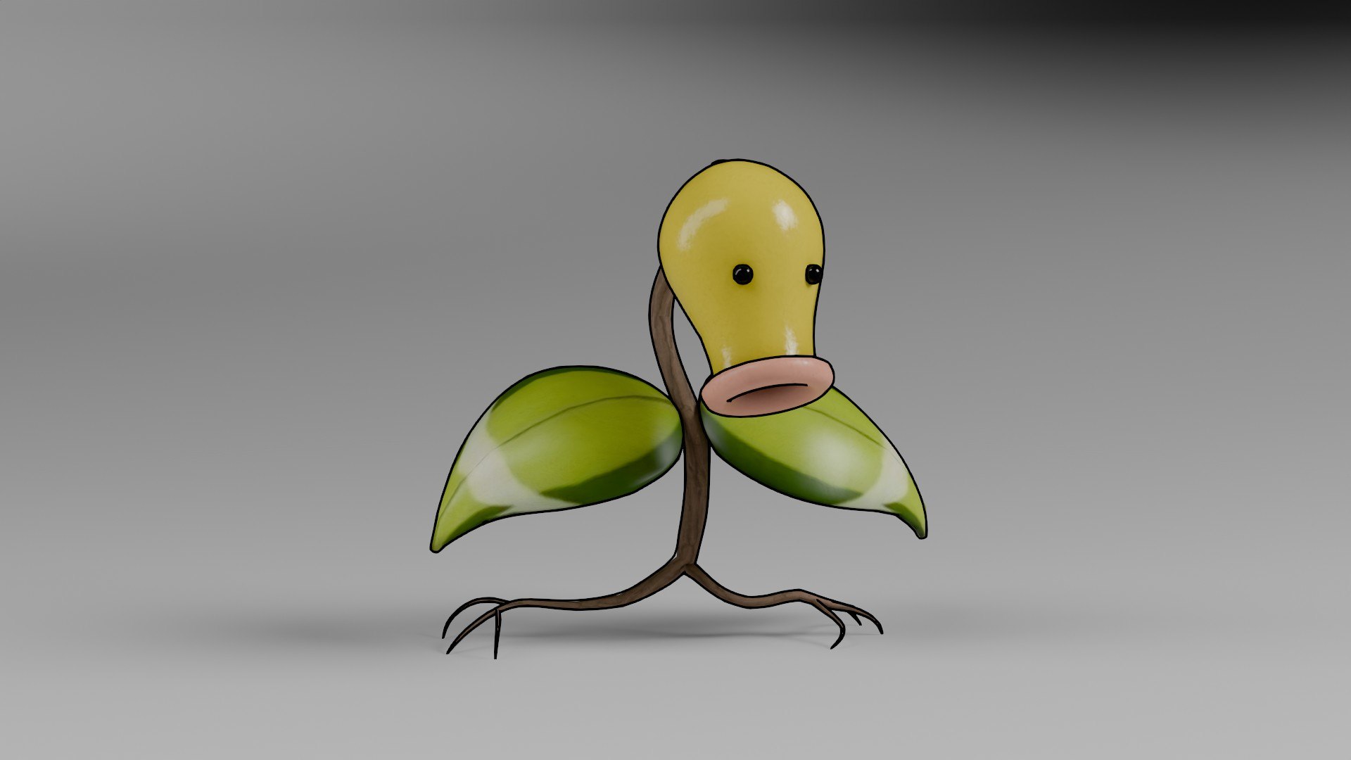 Bellsprout Pokemon 3D Model - TurboSquid 2167904