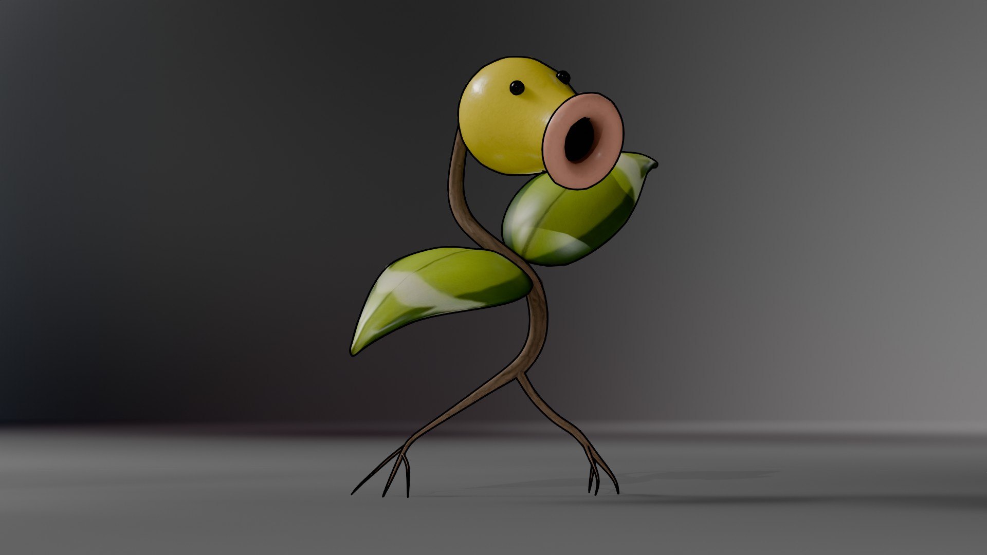Bellsprout Pokemon 3D Model - TurboSquid 2167904
