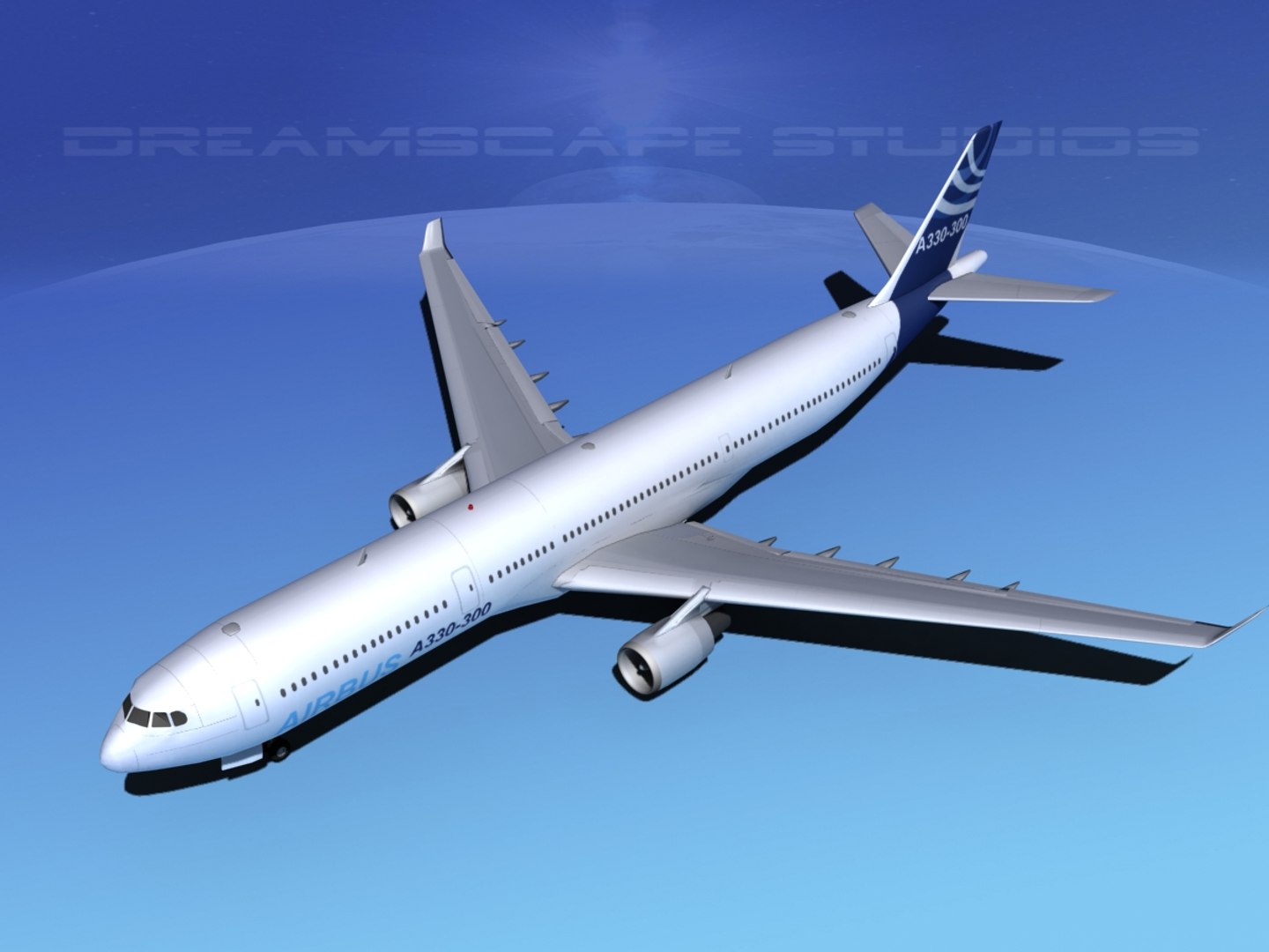 airbus a330-300 a330 3d model