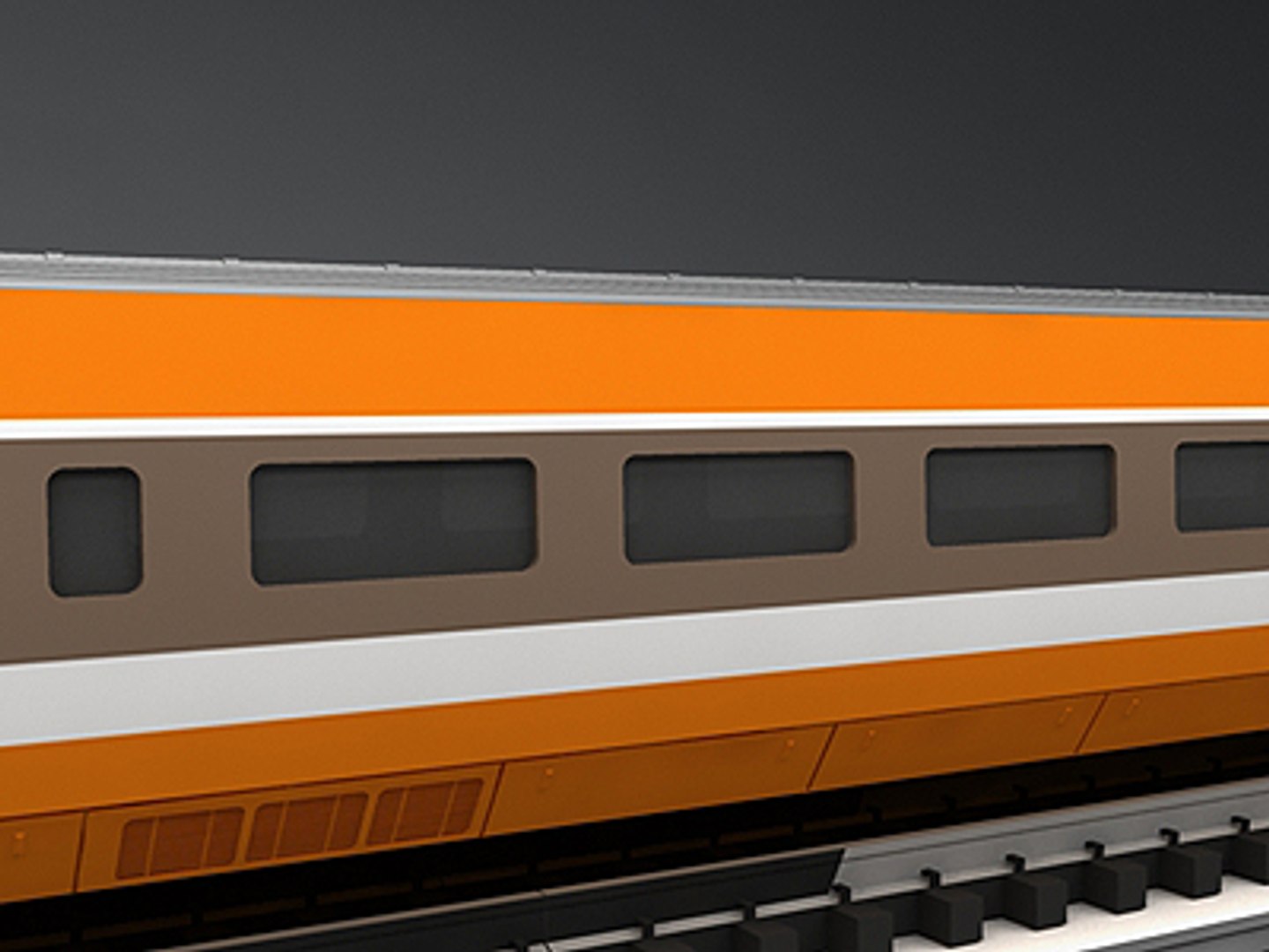 1st Generation Tgv High-speed 3d Model