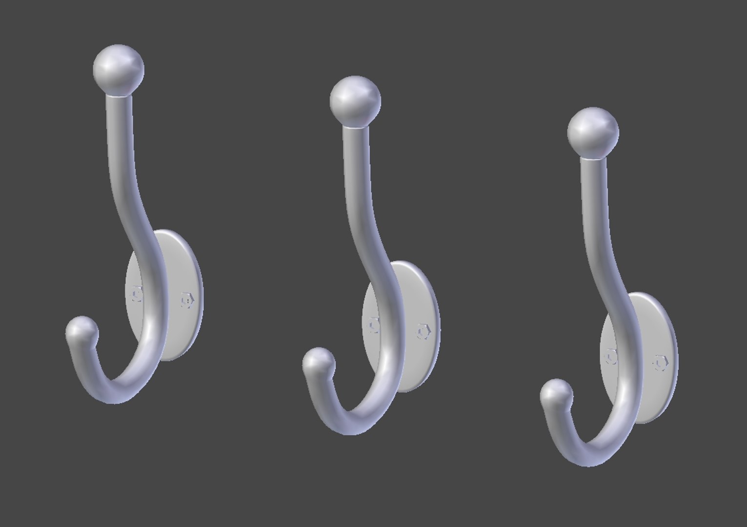 3d 3ds Hook Set Architectural