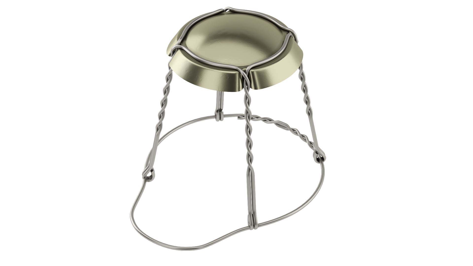 Champagne Muselet 3D model - TurboSquid 1818246