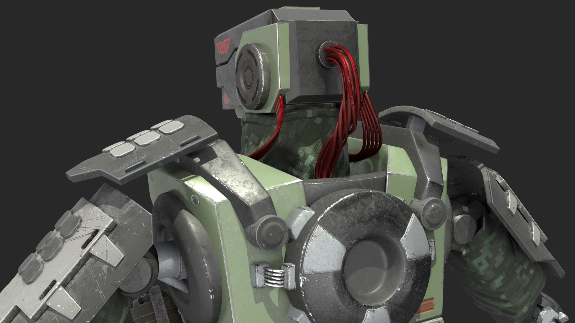 3D Armored Robot Soldier Rigged - TurboSquid 2170539