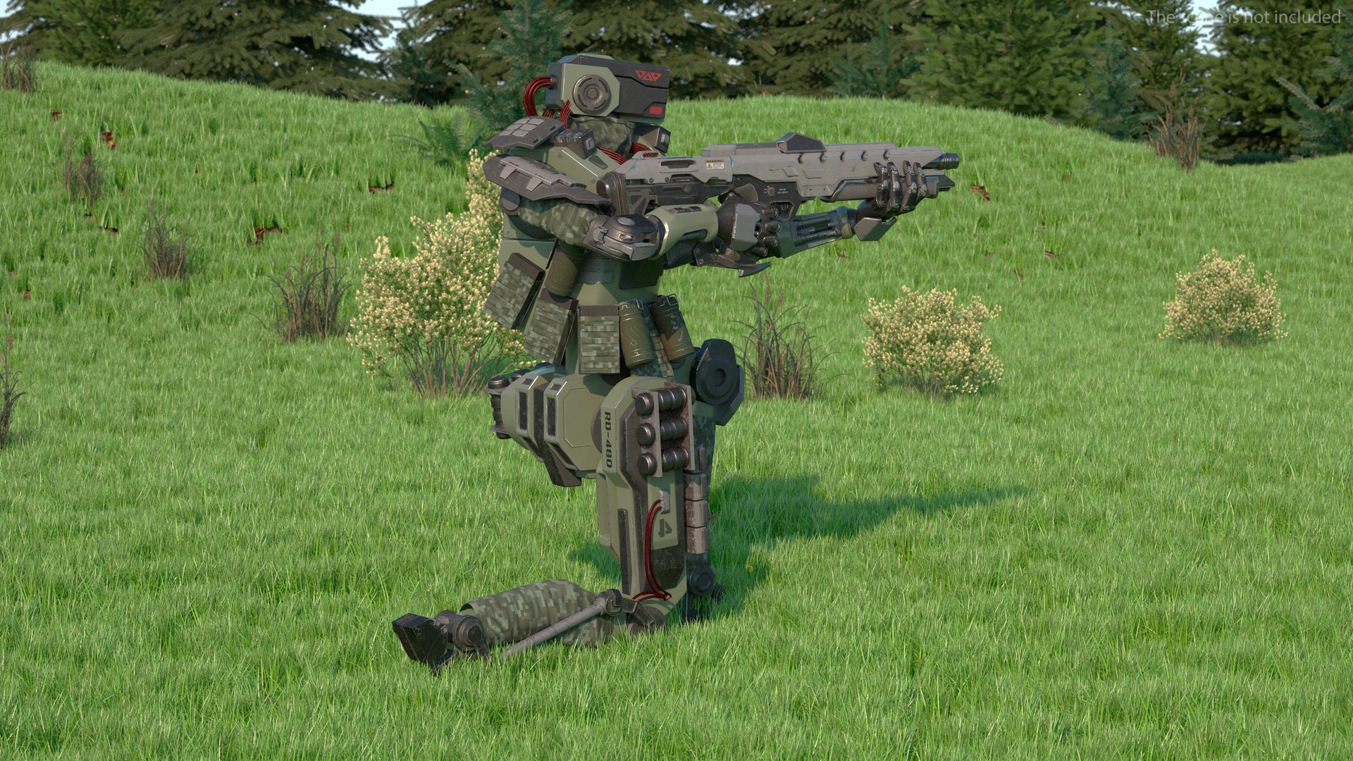 3D Armored Robot Soldier Rigged - TurboSquid 2170539