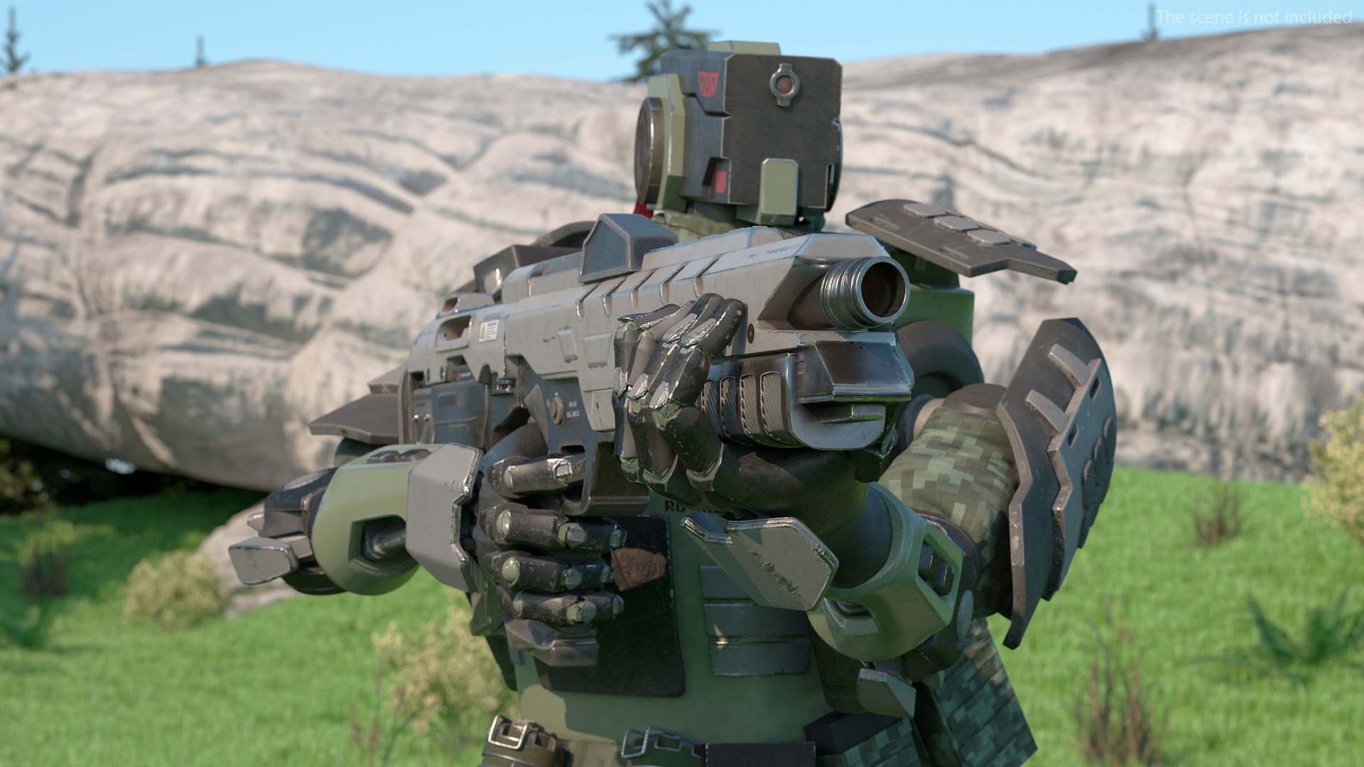 3D Armored Robot Soldier Rigged - TurboSquid 2170539