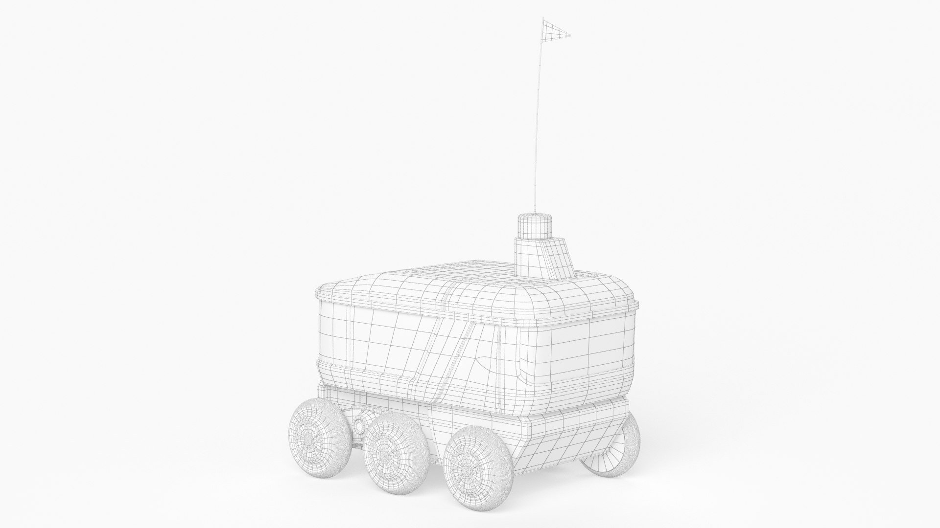 Yandex Delivery Robot Model - TurboSquid 1635844