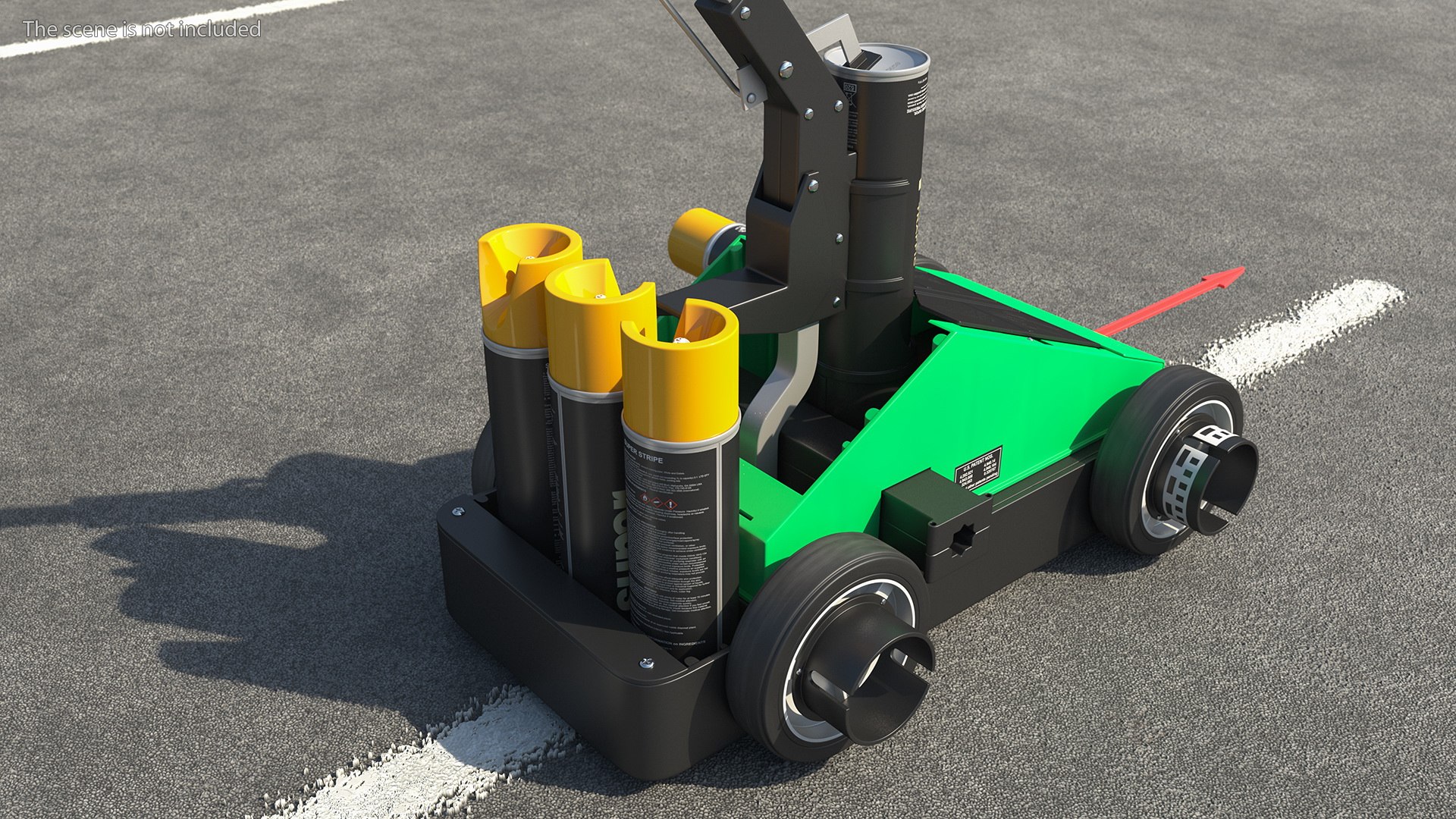 3D Fox Valley Traffic Striping - TurboSquid 1654925