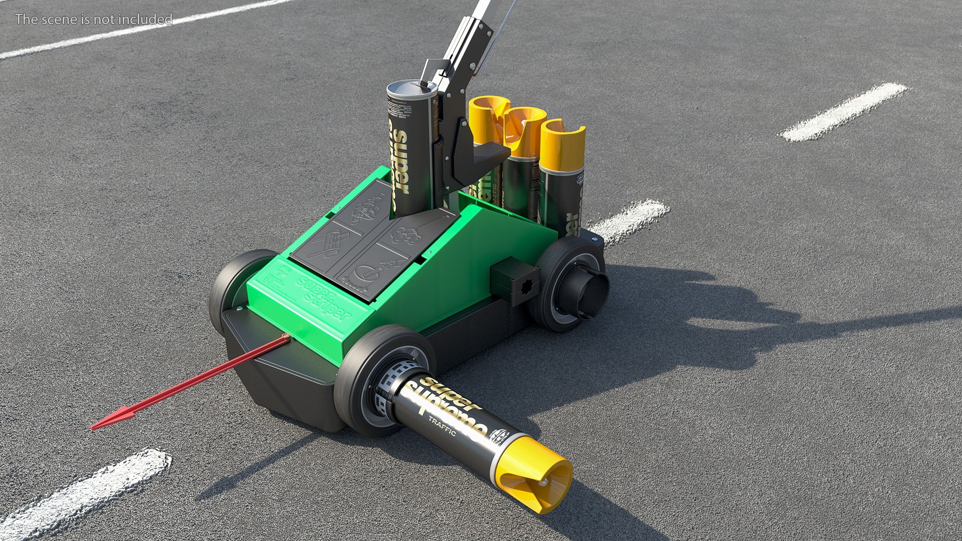 3D Fox Valley Traffic Striping - TurboSquid 1654925