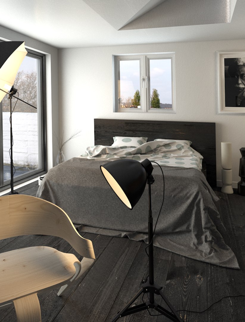 Realistic Studio Lighting Lamps 3d Max
