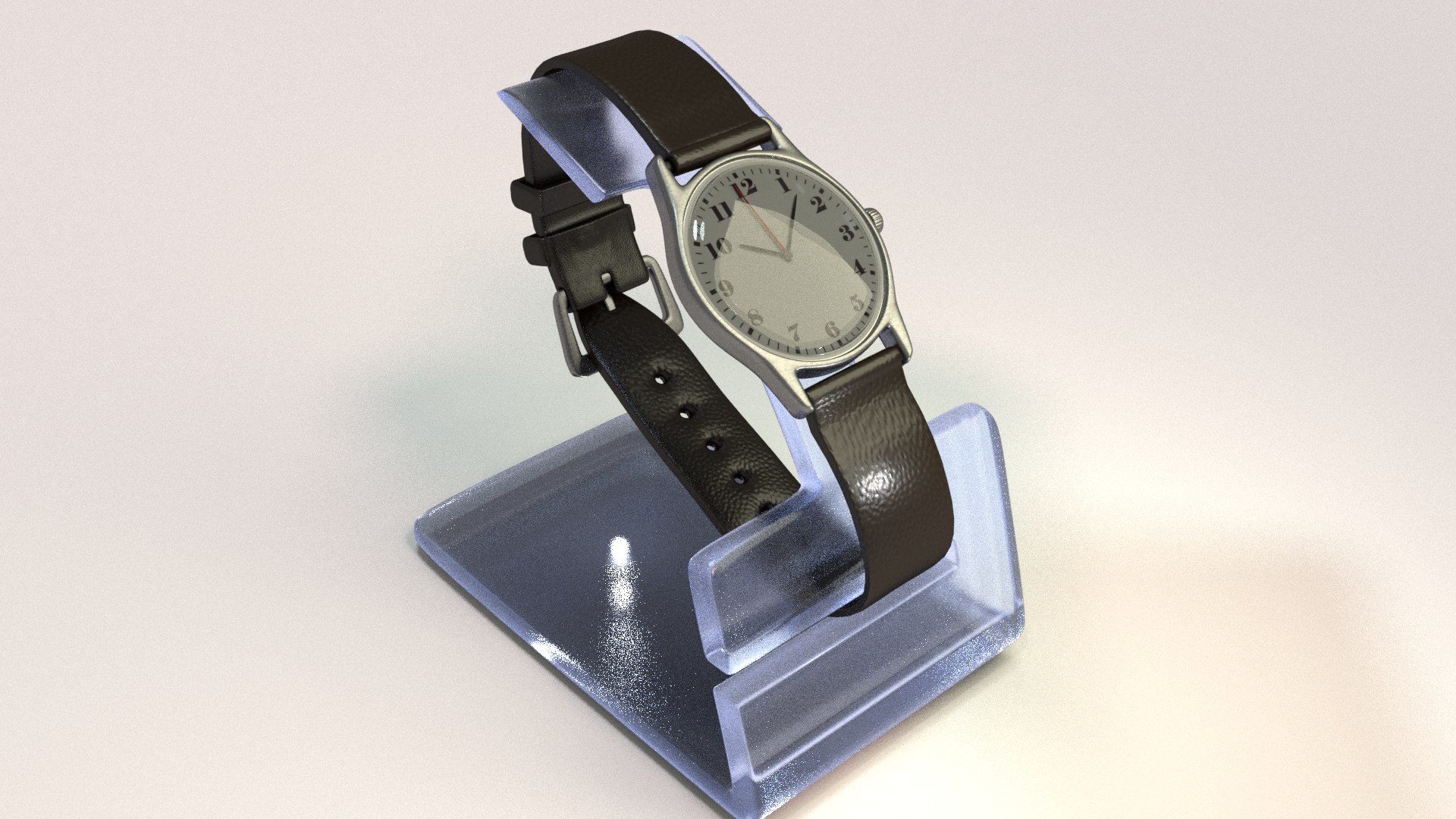 3d Model Realistic Wristwatch