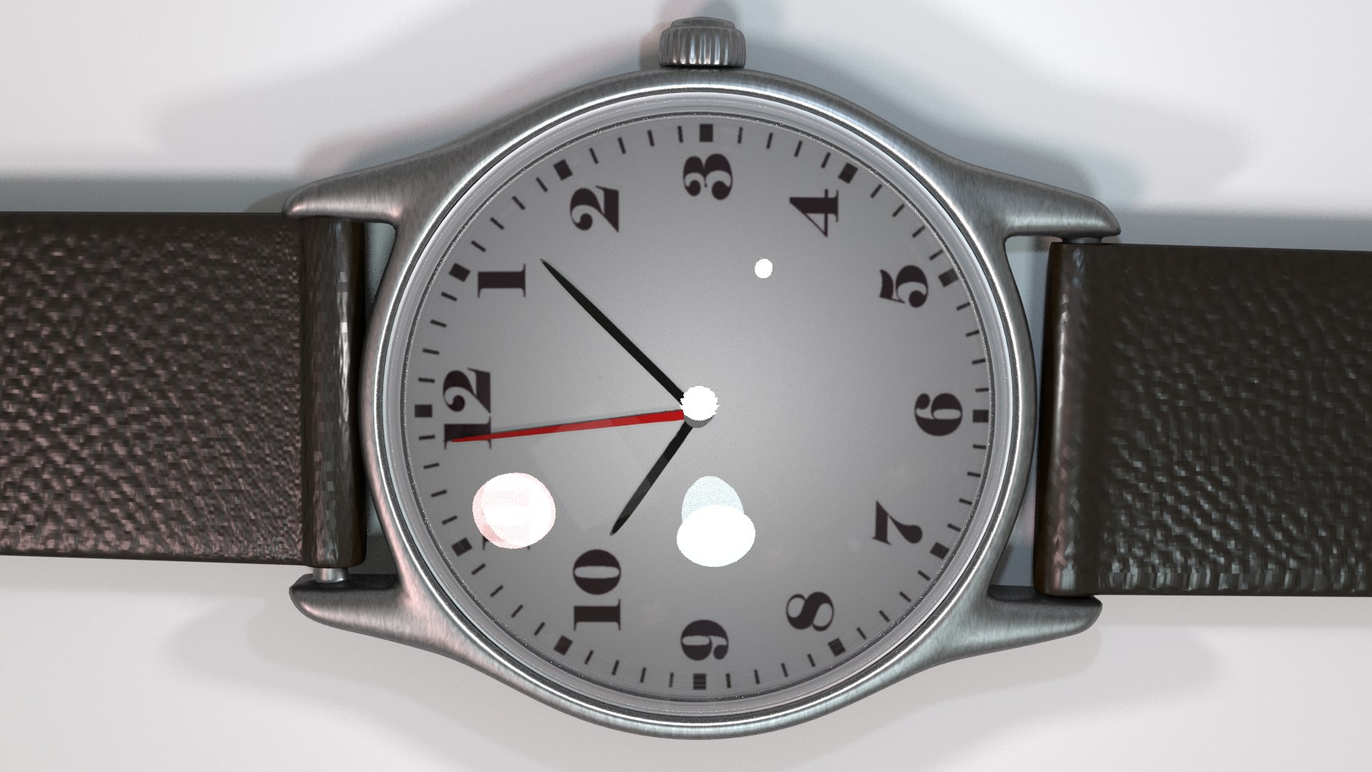 3d Model Realistic Wristwatch