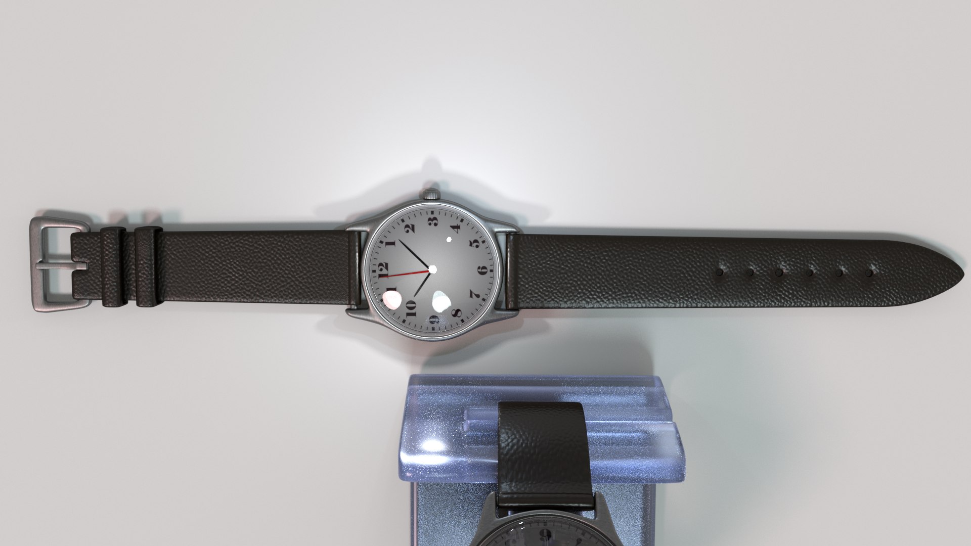 3d Model Realistic Wristwatch