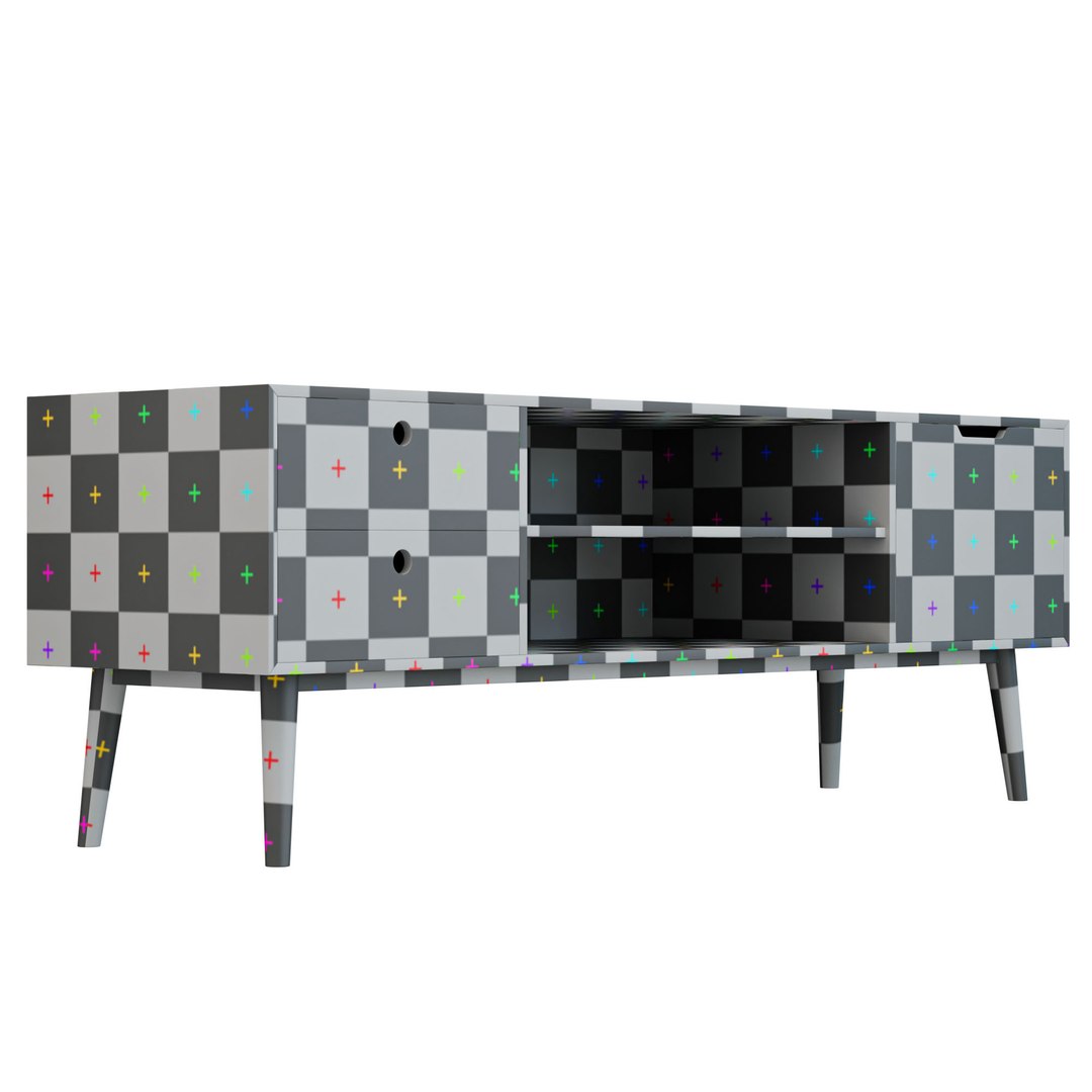 3D Modern TV Table - TurboSquid 2193588