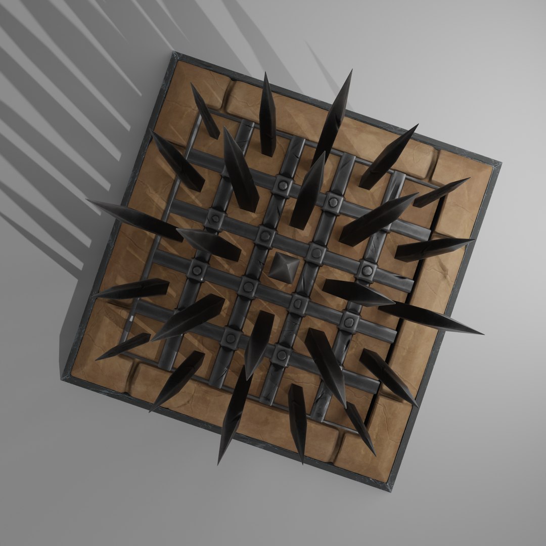 3D spike trap - TurboSquid 2162430