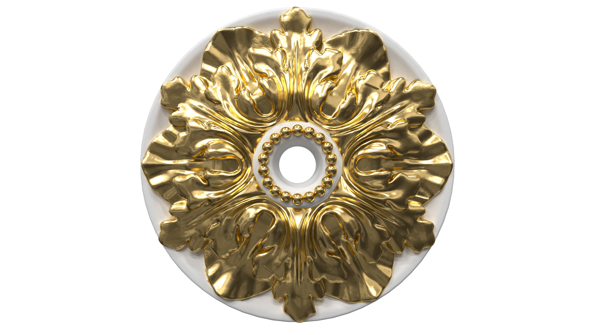 Ceiling Sockets Gypsum Plaster DR202 3D Model - TurboSquid 2026267