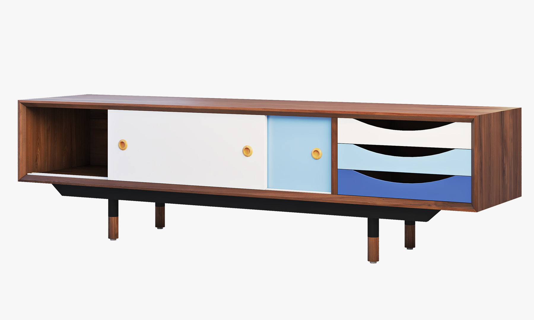 1955 tv cabinet 3 3D model - TurboSquid 1393739