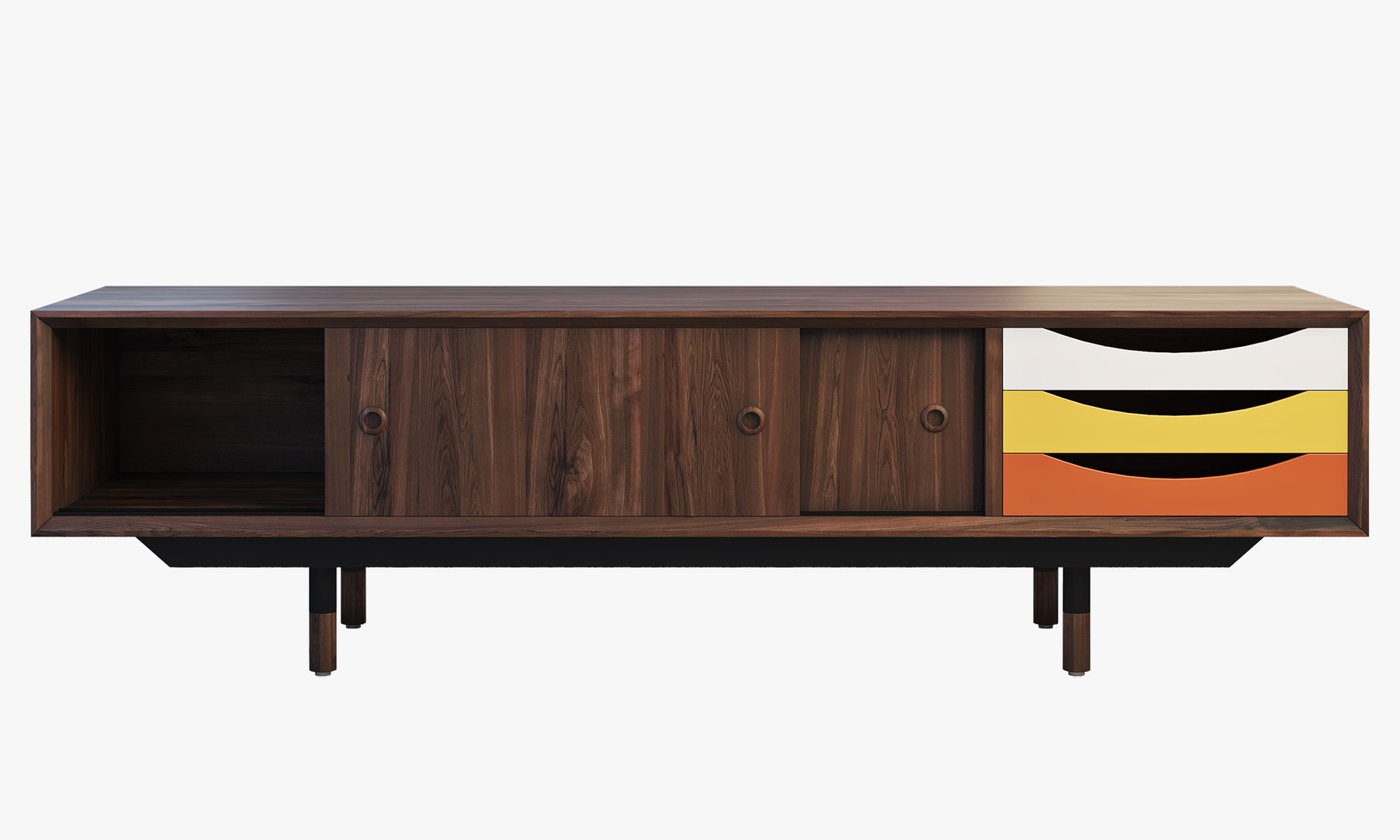 1955 tv cabinet 3 3D model - TurboSquid 1393739