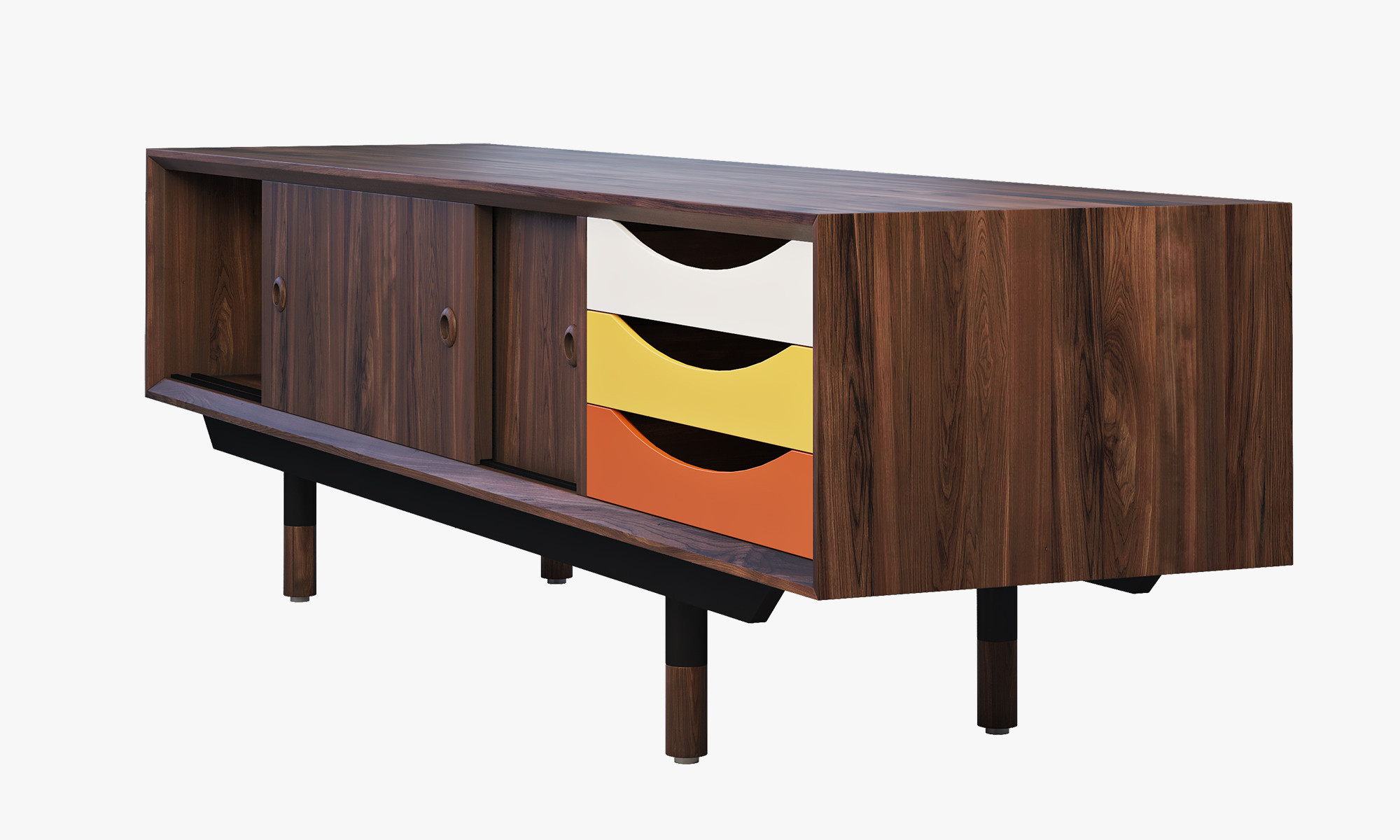 1955 tv cabinet 3 3D model - TurboSquid 1393739