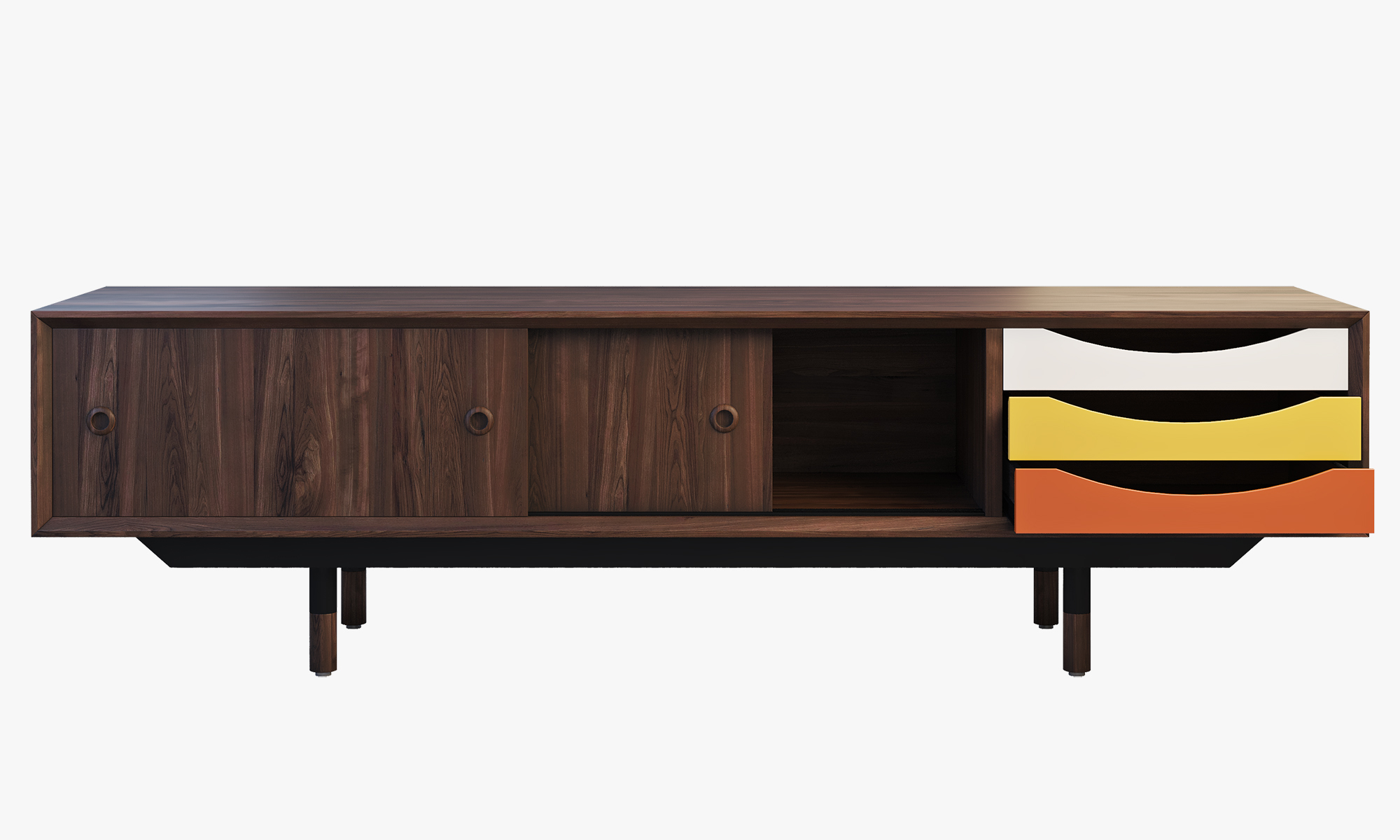 1955 tv cabinet 3 3D model - TurboSquid 1393739