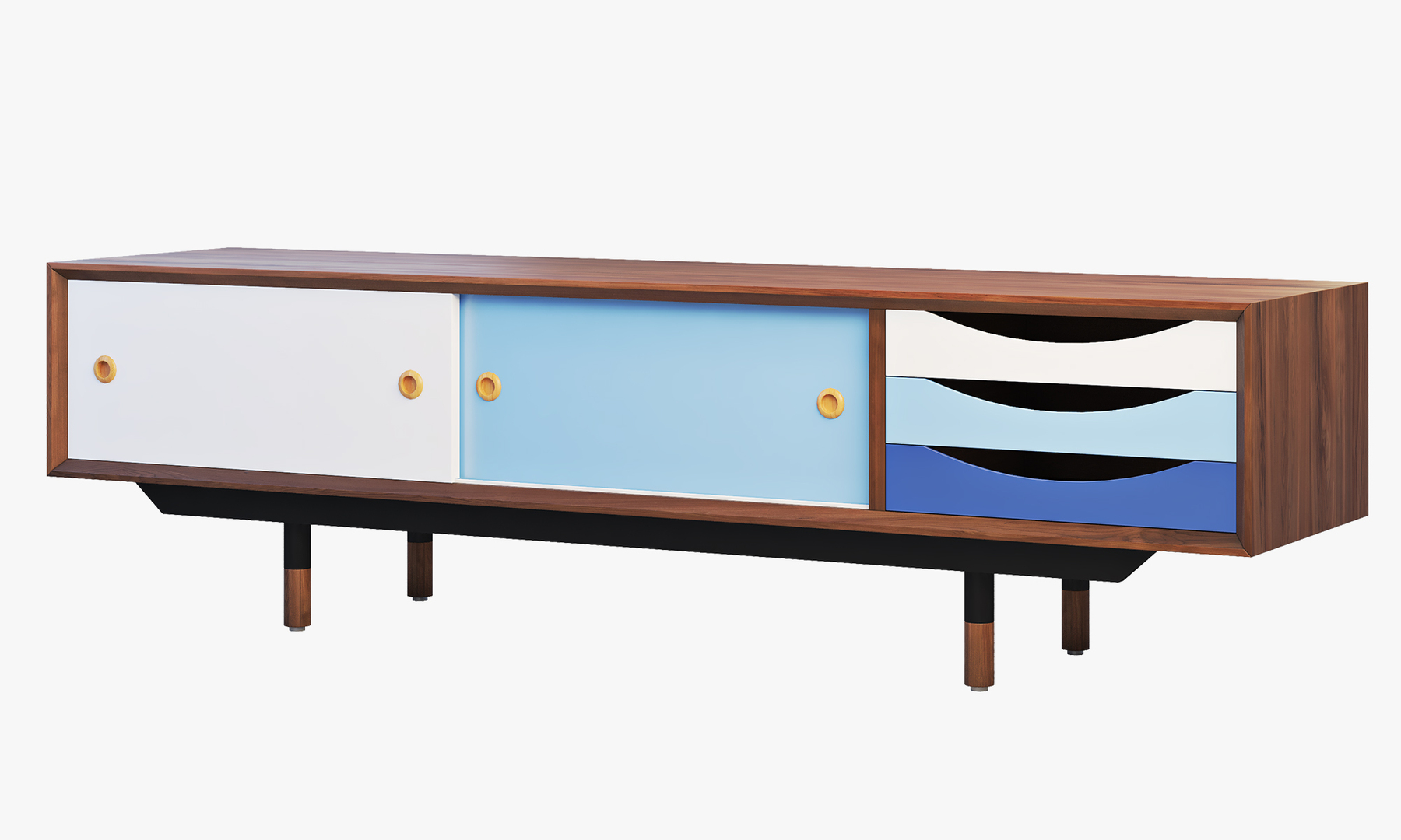 1955 tv cabinet 3 3D model - TurboSquid 1393739