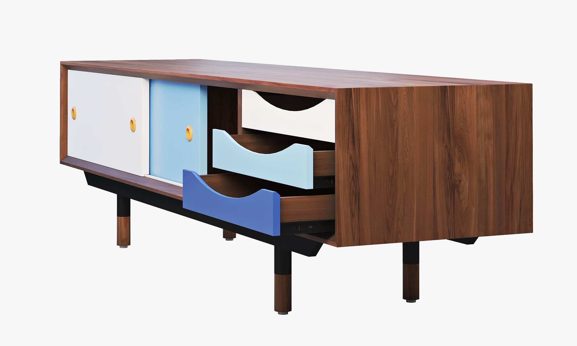1955 tv cabinet 3 3D model - TurboSquid 1393739