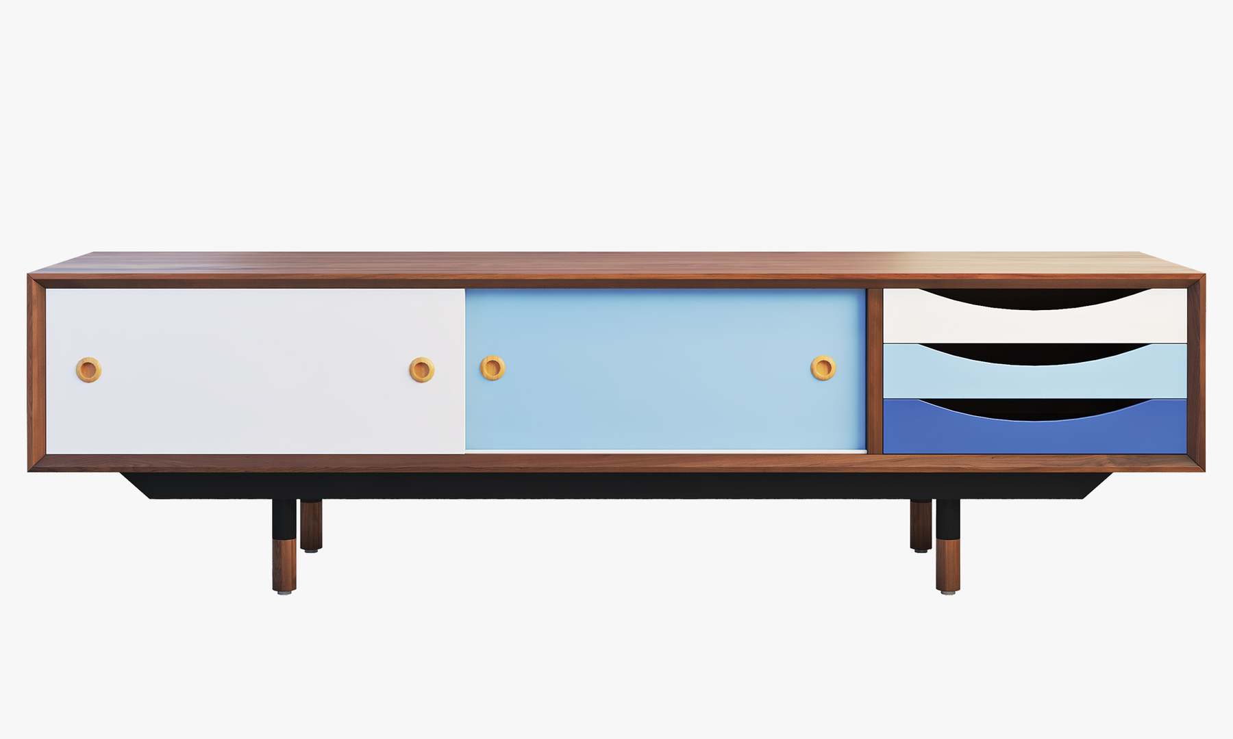 1955 tv cabinet 3 3D model - TurboSquid 1393739