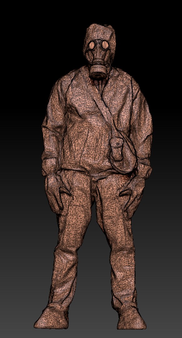 Liquidator nuclear chernobyl 3D model - TurboSquid 1499725