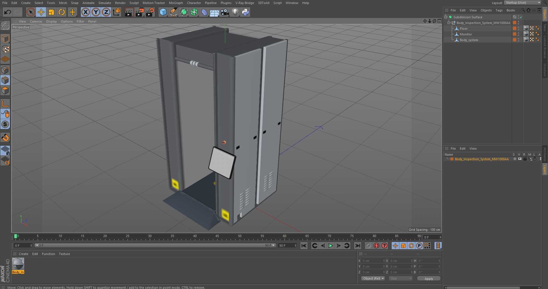 3D Body Inspection System MW1000AA - TurboSquid 2178091