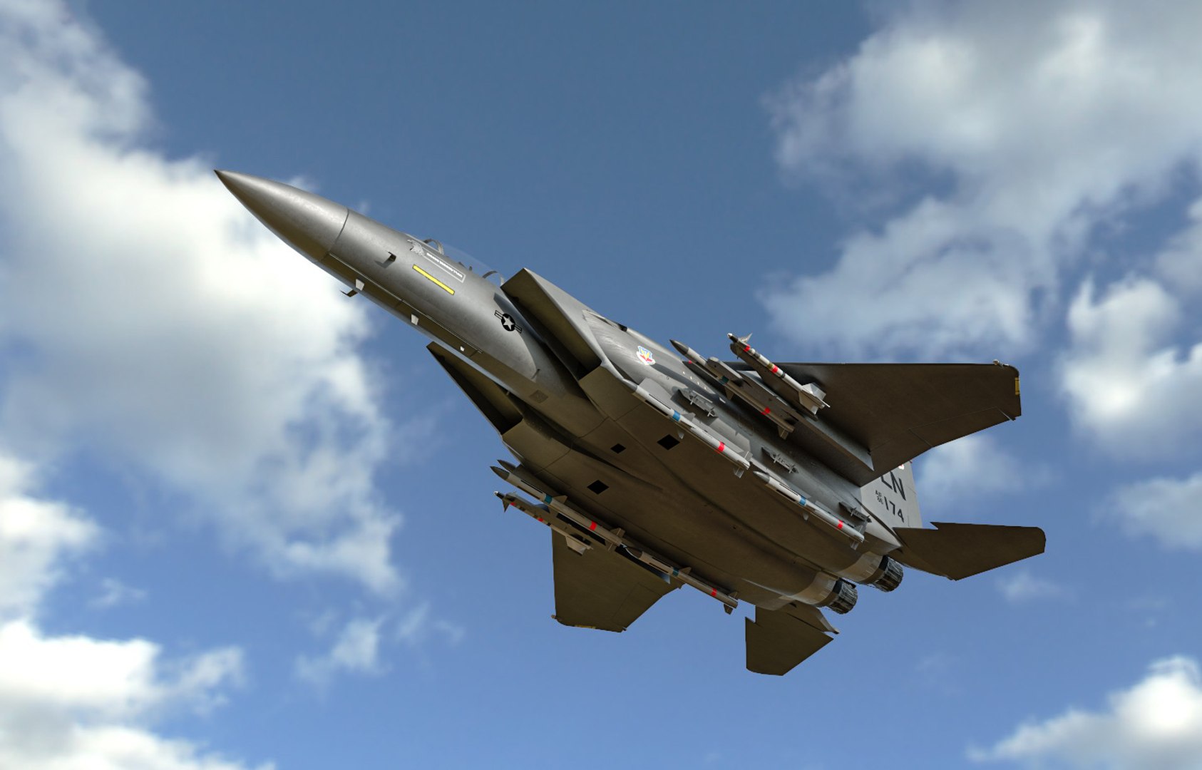 F-15E Strike Eagle 3D Model - TurboSquid 1751077