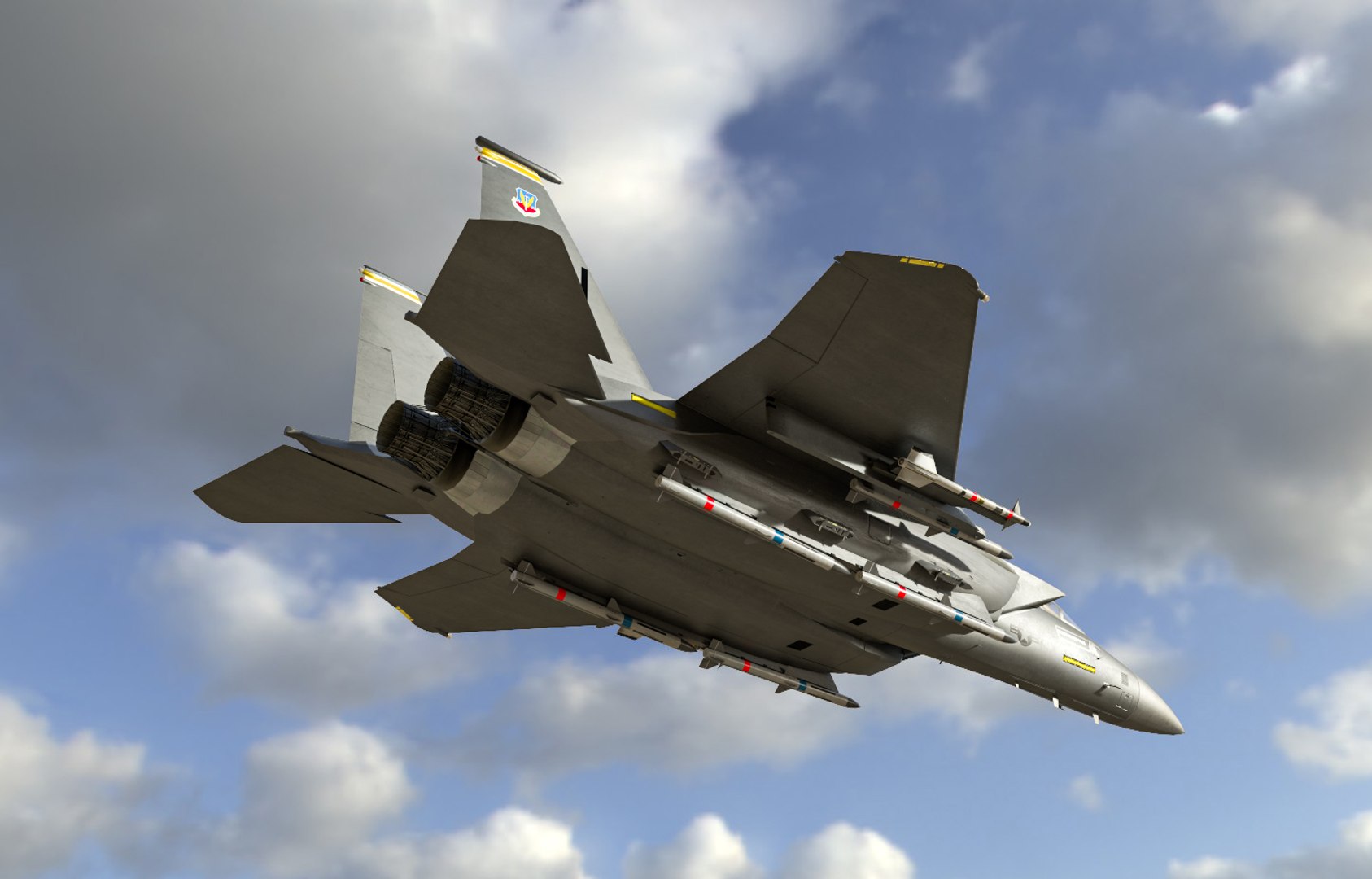 F-15E Strike Eagle 3D Model - TurboSquid 1751077