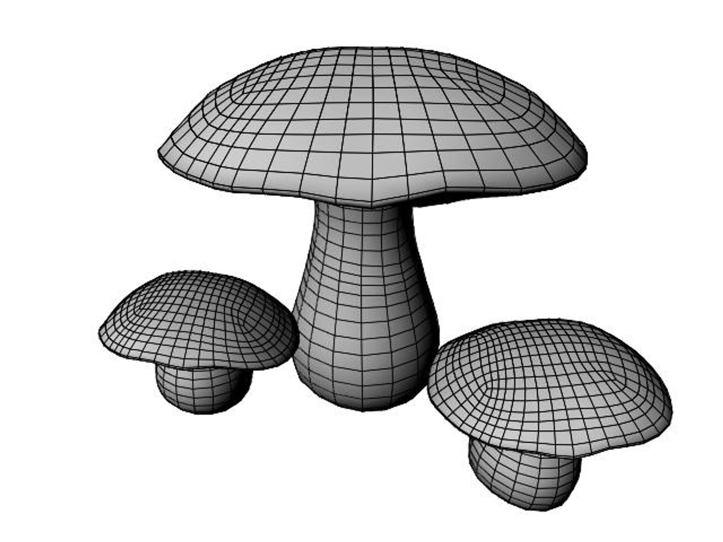 boletus mushroom 3d max