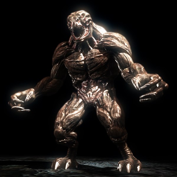 monster creature 3d model