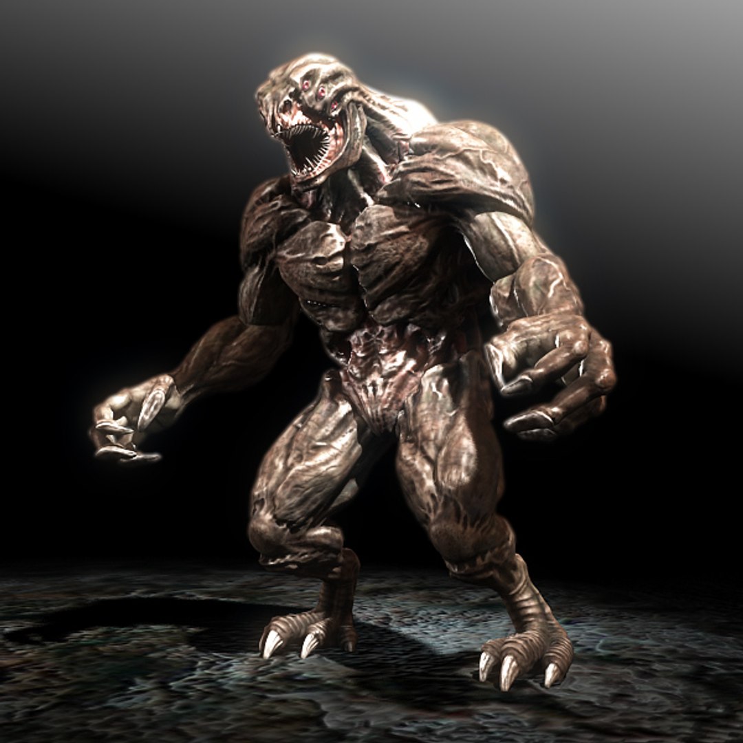 Monster Creature 3d Model