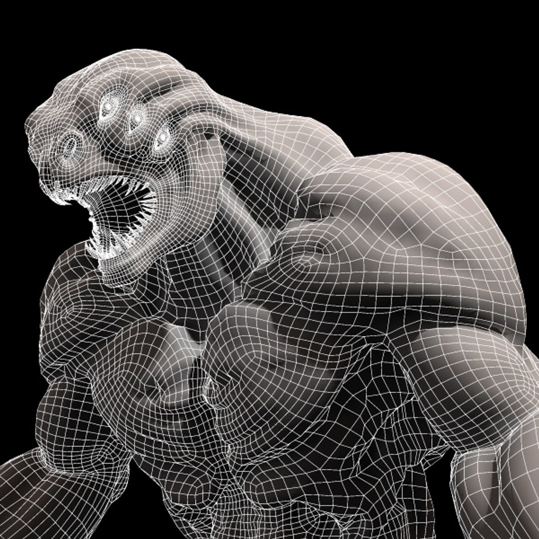 Monster Creature 3d Model