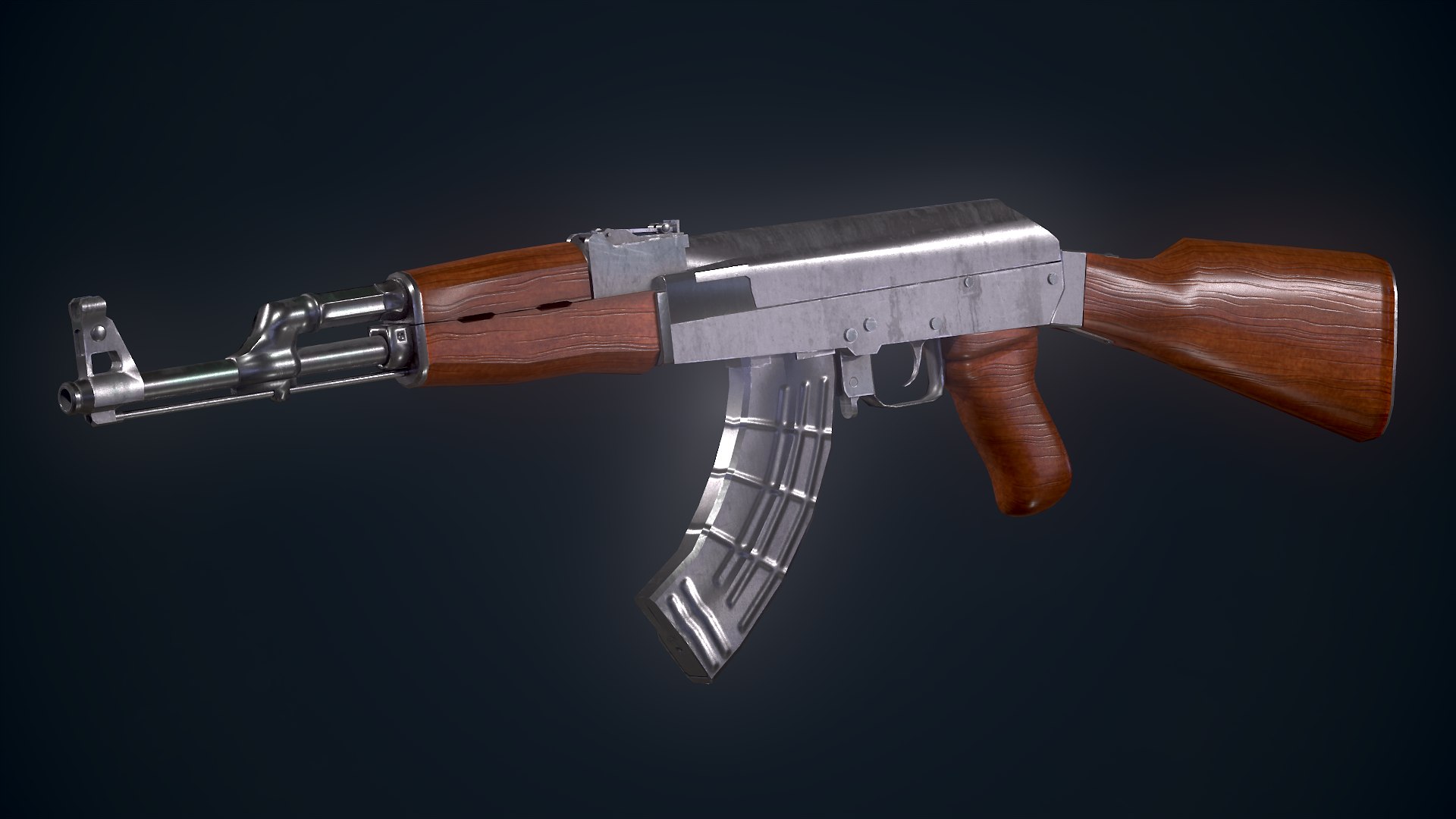 3D Game Ready Ak 47 - TurboSquid 2290972