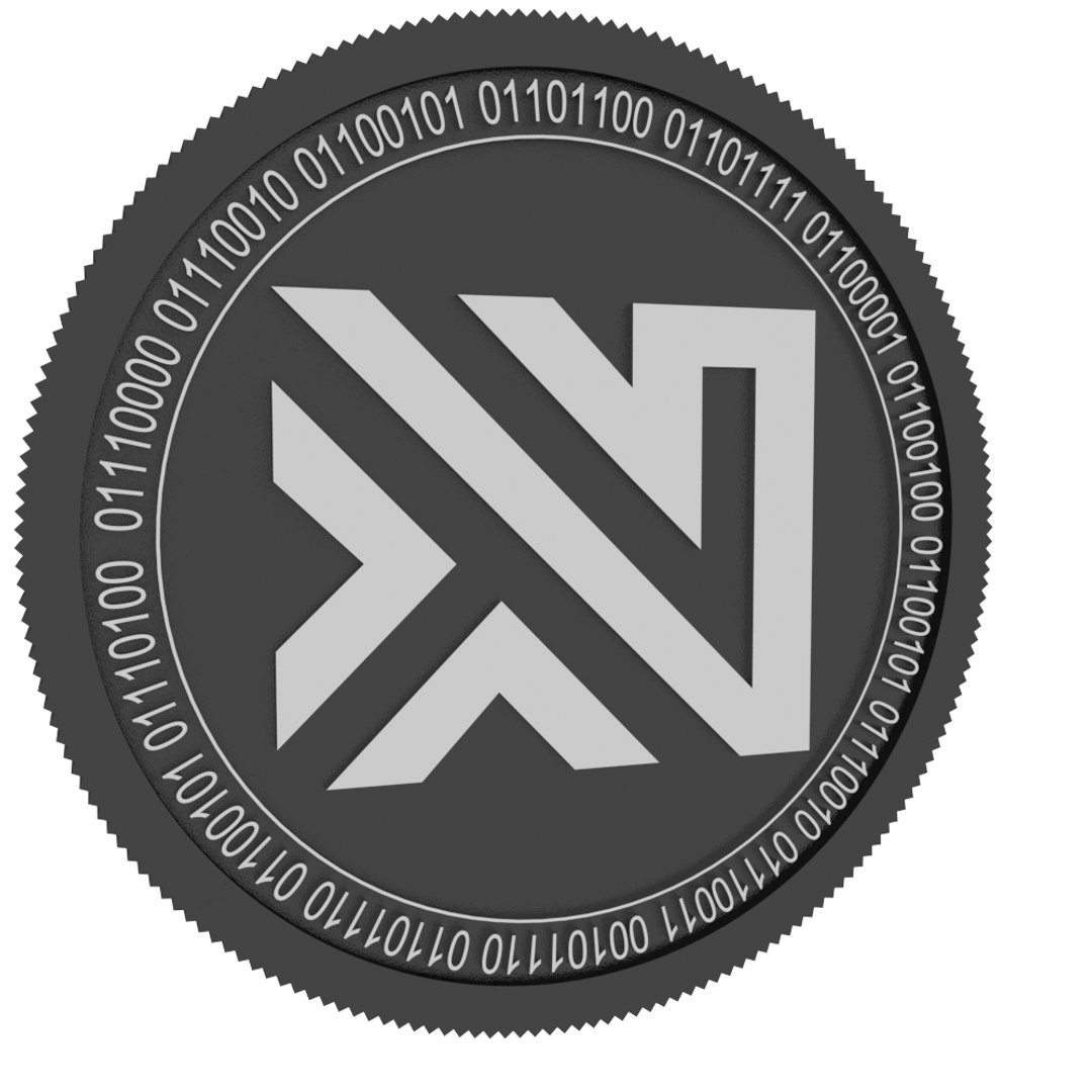 3D model xenon black coin - TurboSquid 1634899