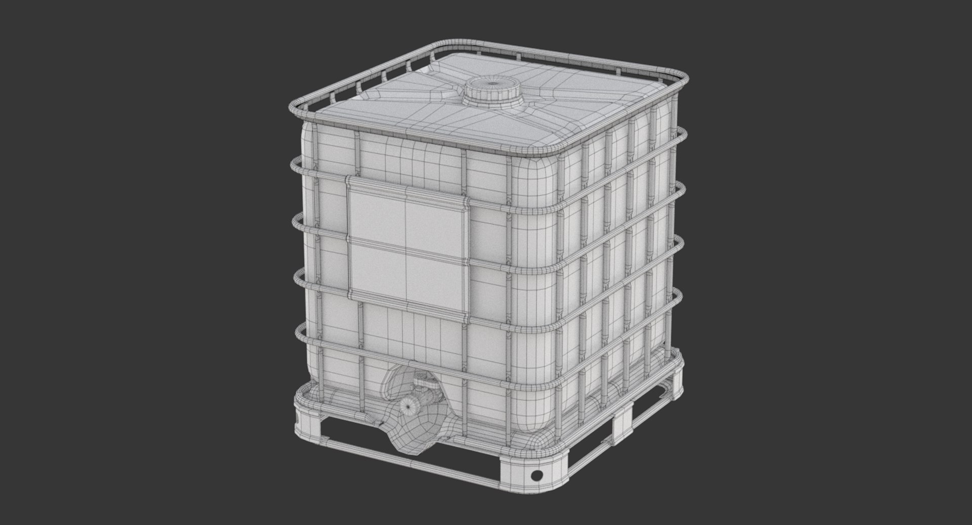 Storage Tank 3d Model