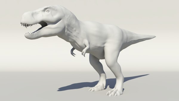 3d t-rex - base