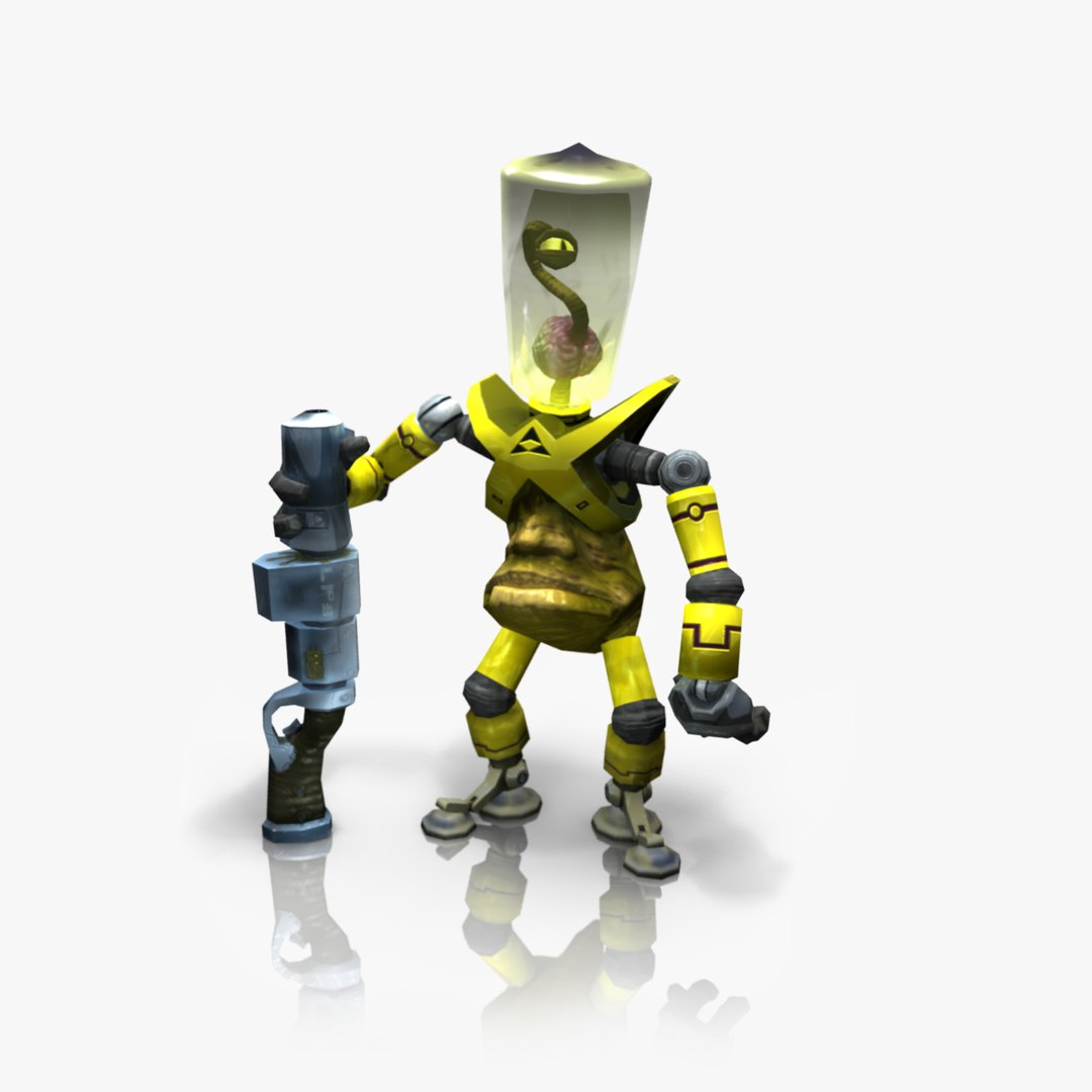 Alien Invader Rigged Animate Ma